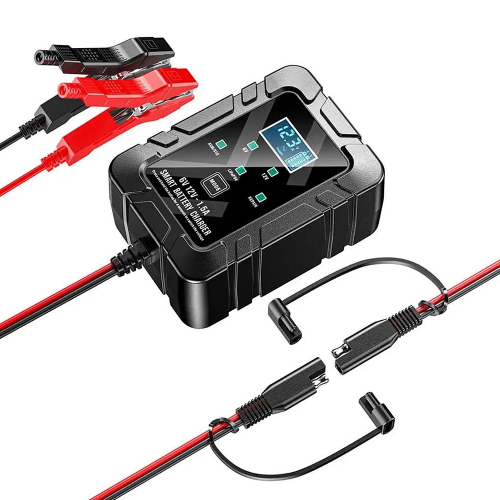 ROZYARD Universal 6V 12V Automatic Car Battery Maintainer Fast Charging ...