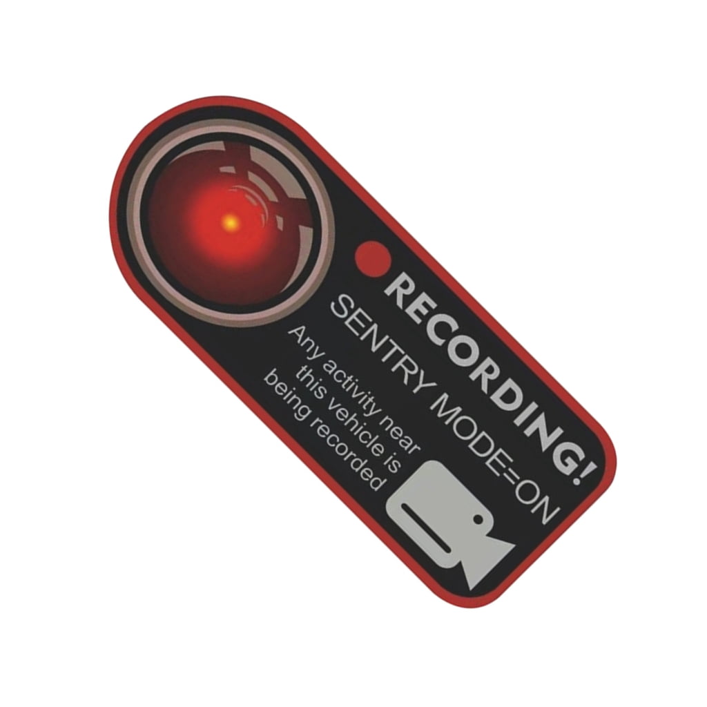 ROZYARD Vehicle Surveillances Decal Alert System Car Sticker with ...