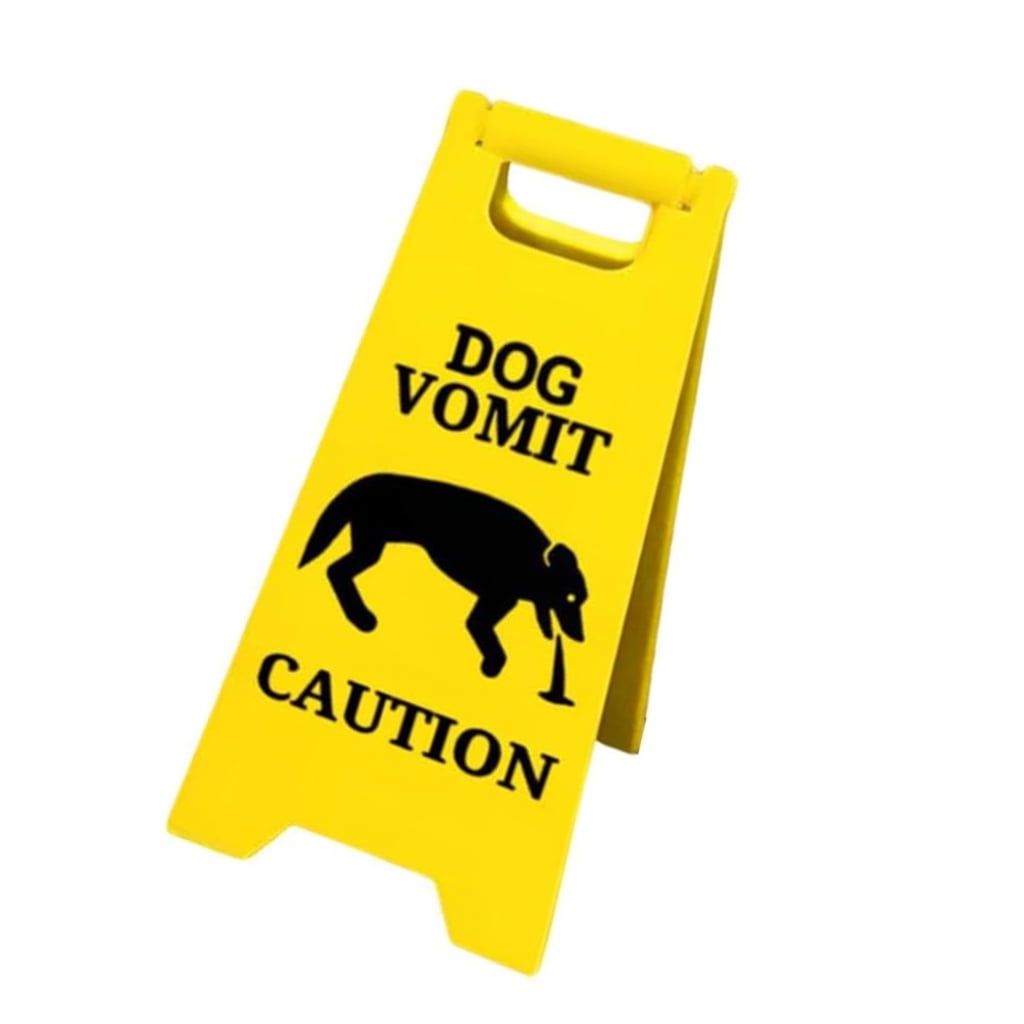 ROZYARD Waterproof Cats And Dog Vomit Warning Sign For Pet Stores And ...