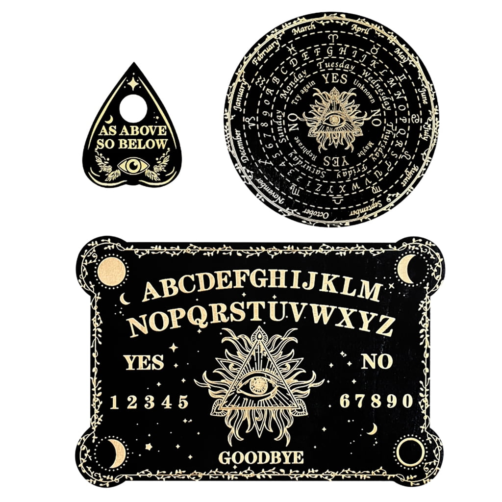 ROZYARD Wood Carved Pendulum Board Dowsing Board Divination Board ...