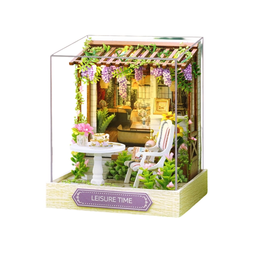 ROZYARD Wooden Miniature Model Scene Assembly Kits Craft Activity Toy ...