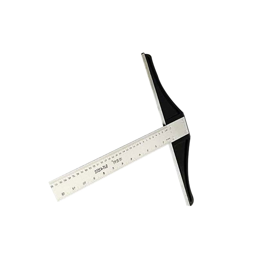 ROZYARD Woodworkers Edges Ruler Stainless Steel Protractor Angles ...