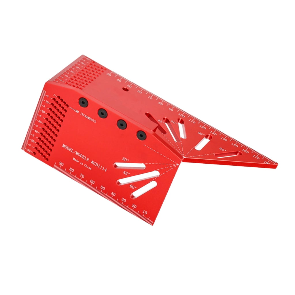 ROZYARD Woodworking Square 30/45/60/90 Degree Mitre Measurement Tool ...