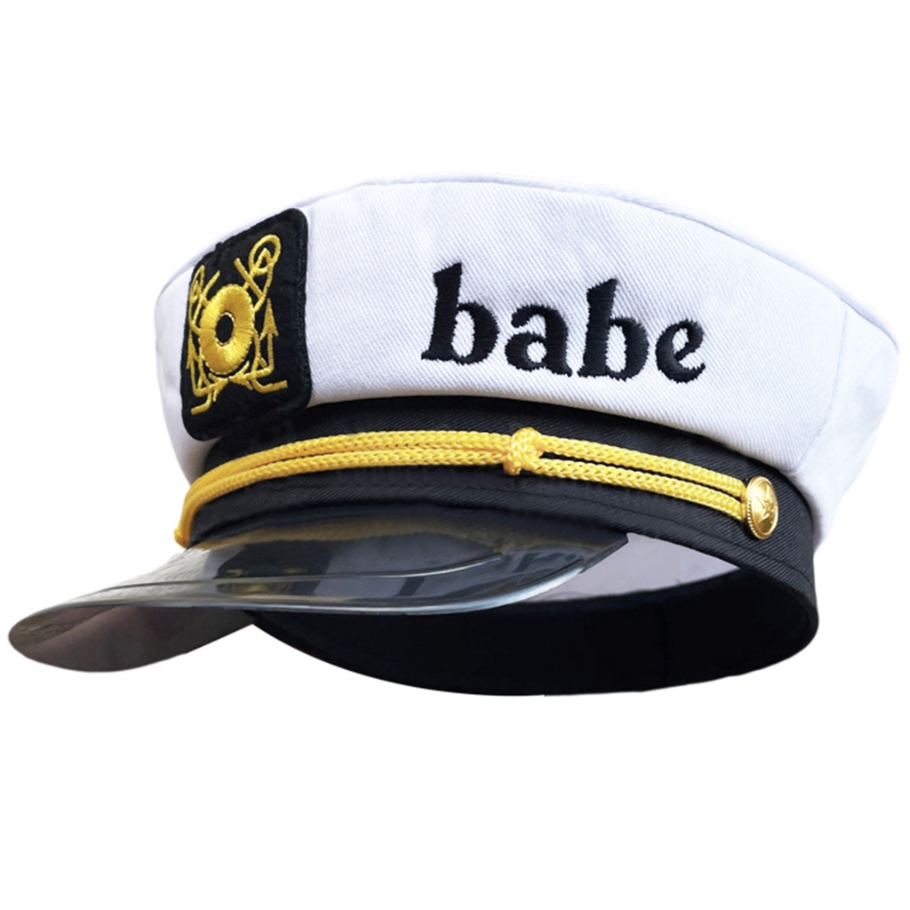 ROZYARD Yacht Captain Hats Men Women Navy Marine Admiral Cap Costume ...