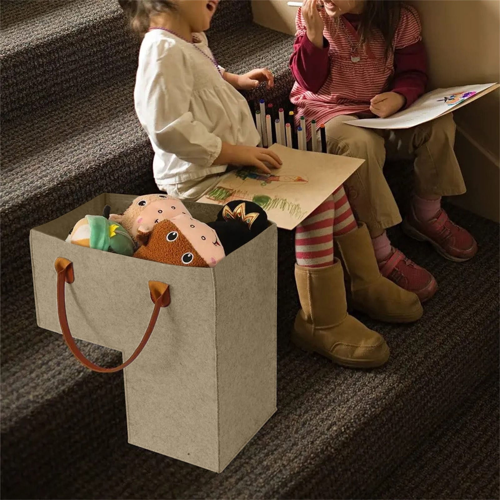 ROngxk Home Textile Storage On Sale,Stair Basket for Carpet Stairs and ...