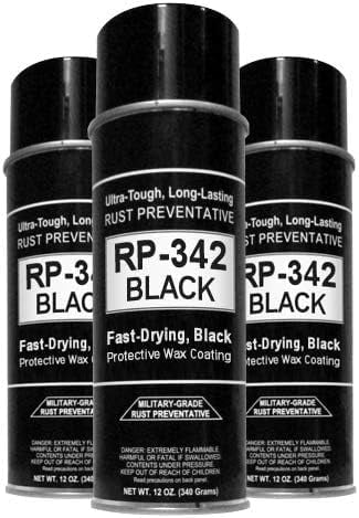 RP-342 "Black" Rust Preventative & Vehicle Undercoating (3-Pack ...