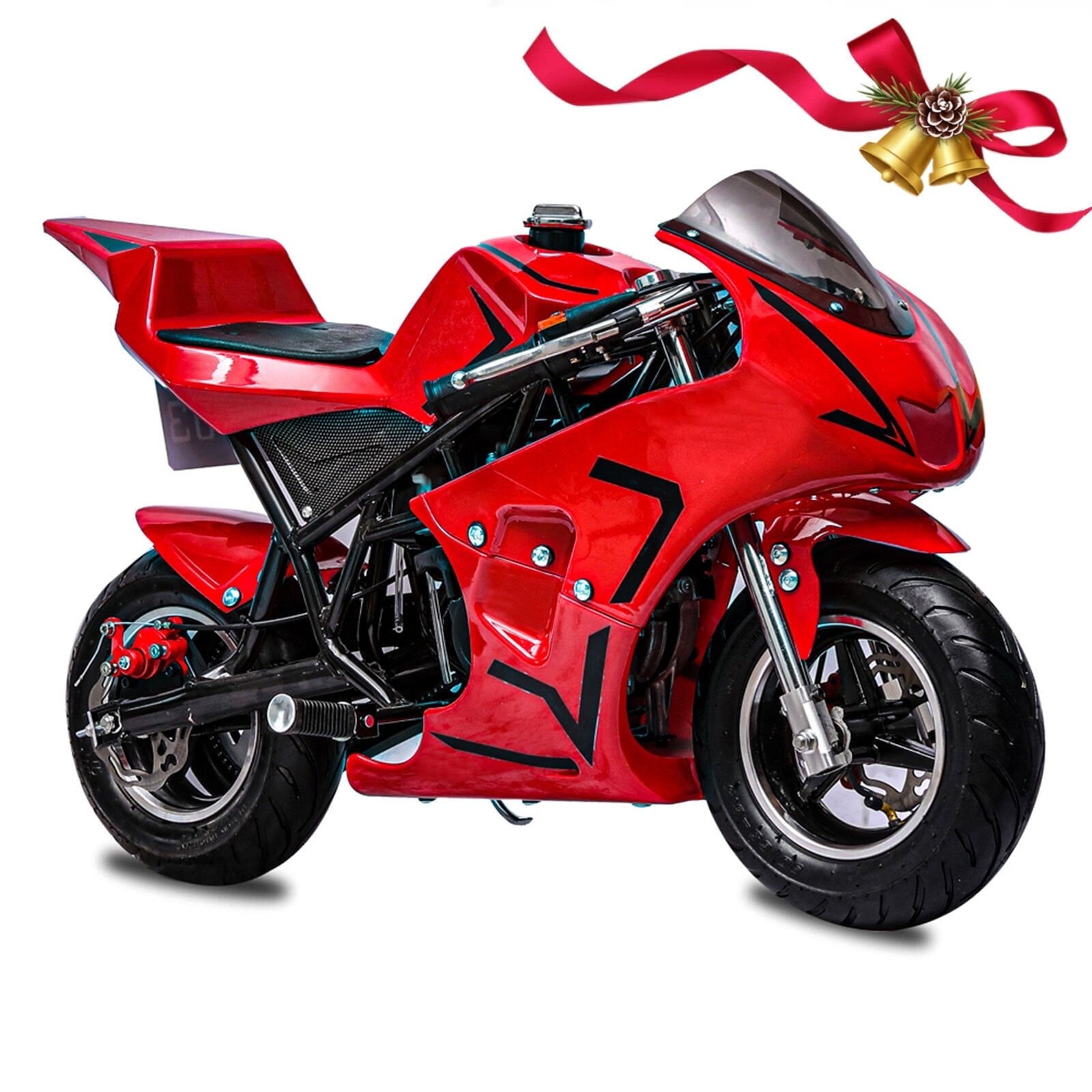 FRP 50CC Mini Pocket Bike Gas Powered for Kids Ages 8+, Pocket Rocket Motorcycle with EPA ...