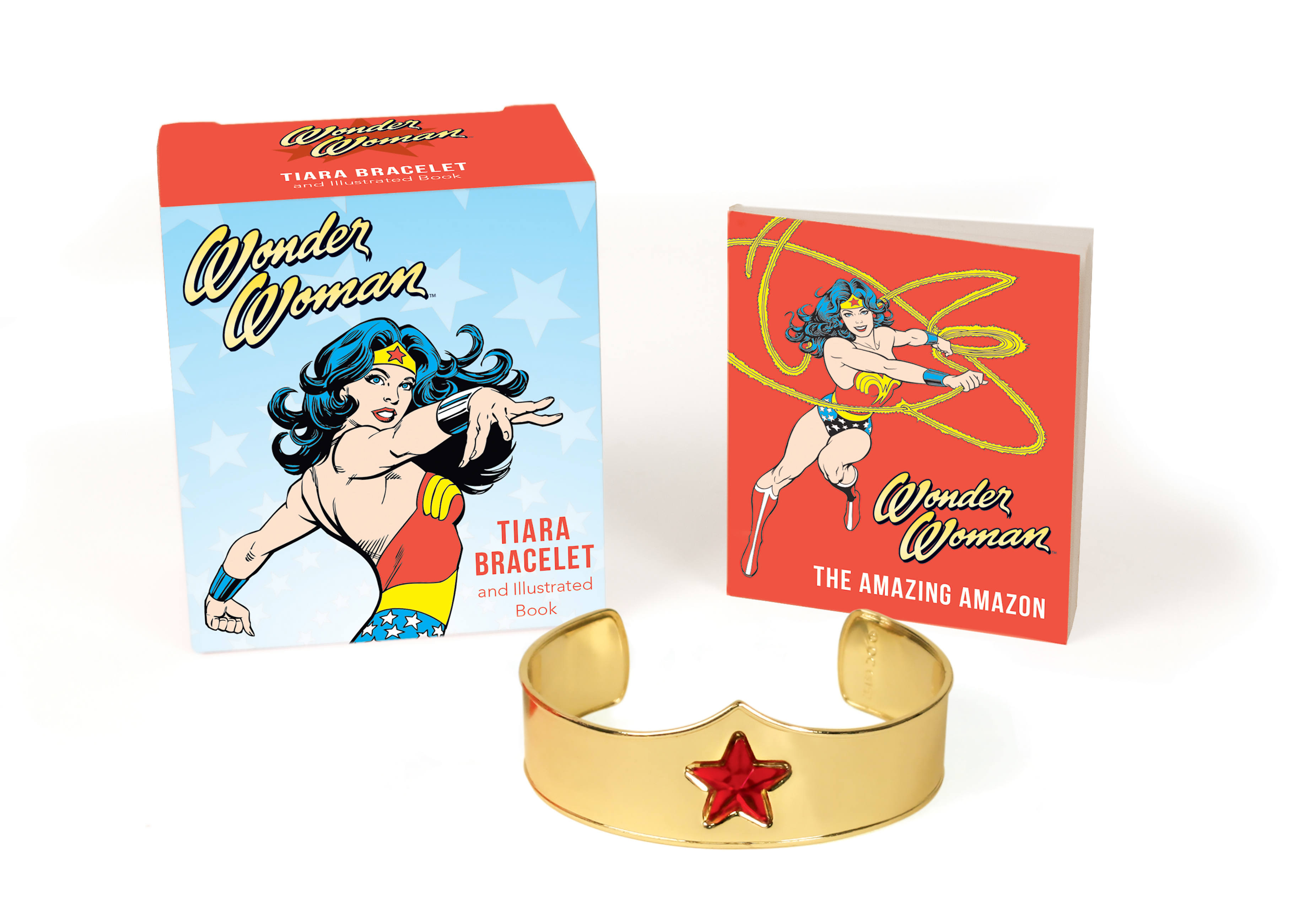 RP Minis: Wonder Woman Tiara Bracelet and Illustrated Book (Paperback ...