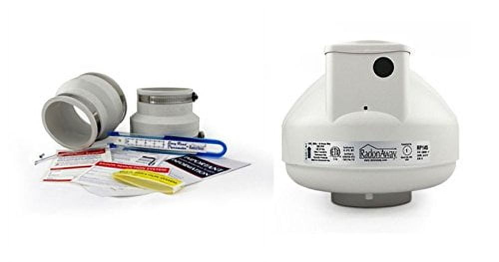 RP140 Fan + Install Kit (Rubber couplings, Dynameter and Labels) (3x4 ...