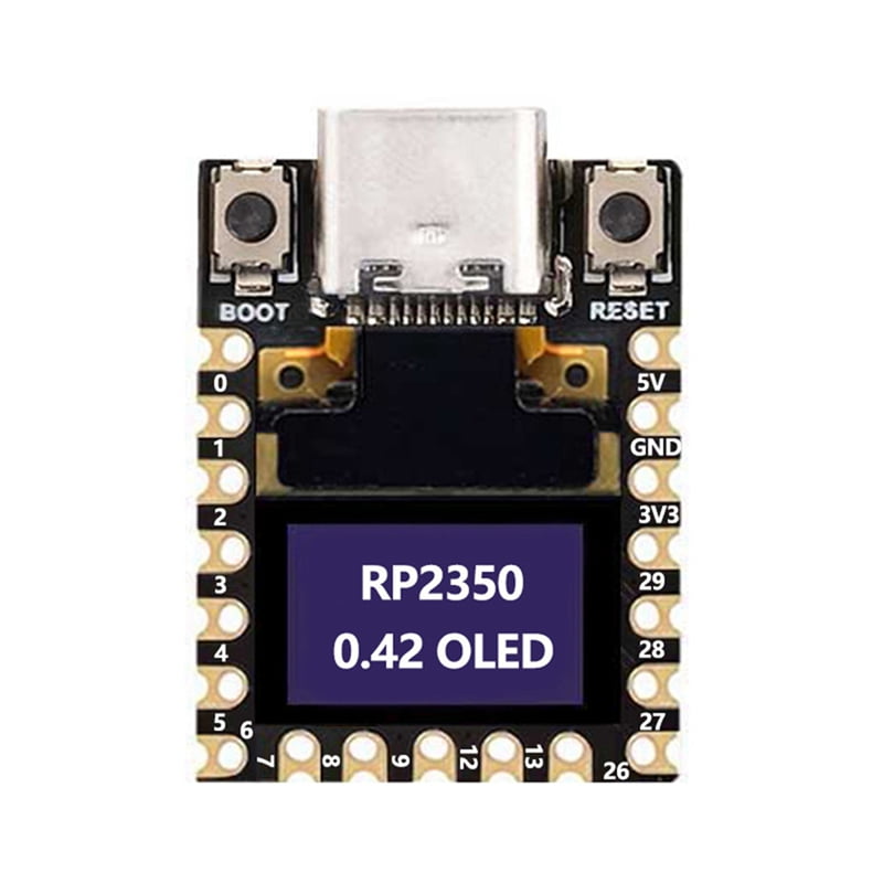 RP2350 Mini Development Board with 0.42 Inch OLED Display RISC-V Low ...