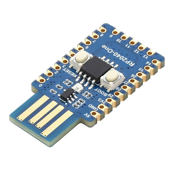 RP2350 One Drag Drop Programmable Microcontroller Board Type A USB Port - Walmart.com