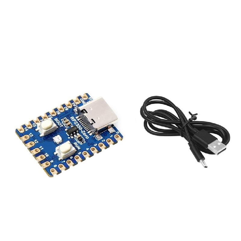 RP2350 Zero Stamp Hole Microcontroller 24 PWM Channels Temperature ...