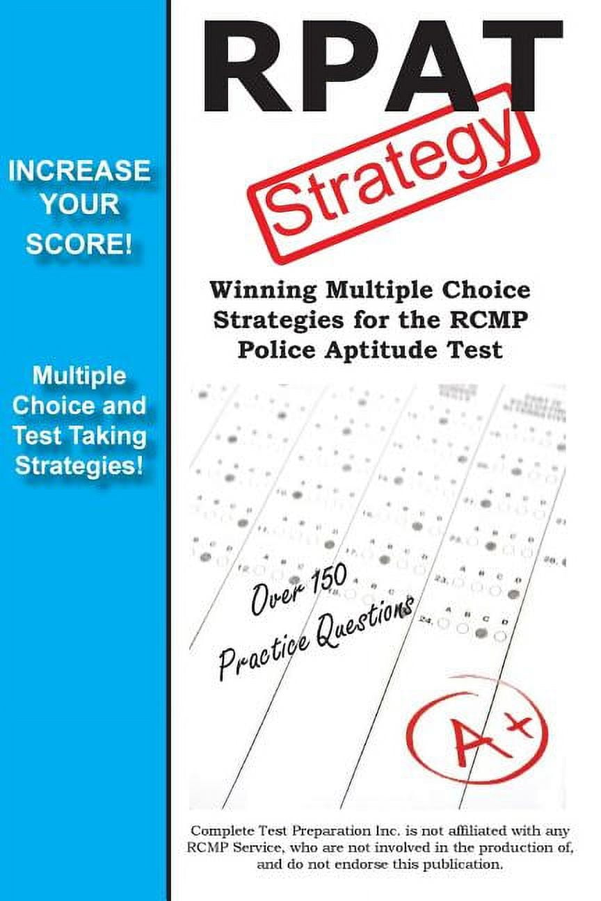 RPAT Test Strategy: for the RCMP Police Aptitude Test (Paperback ...