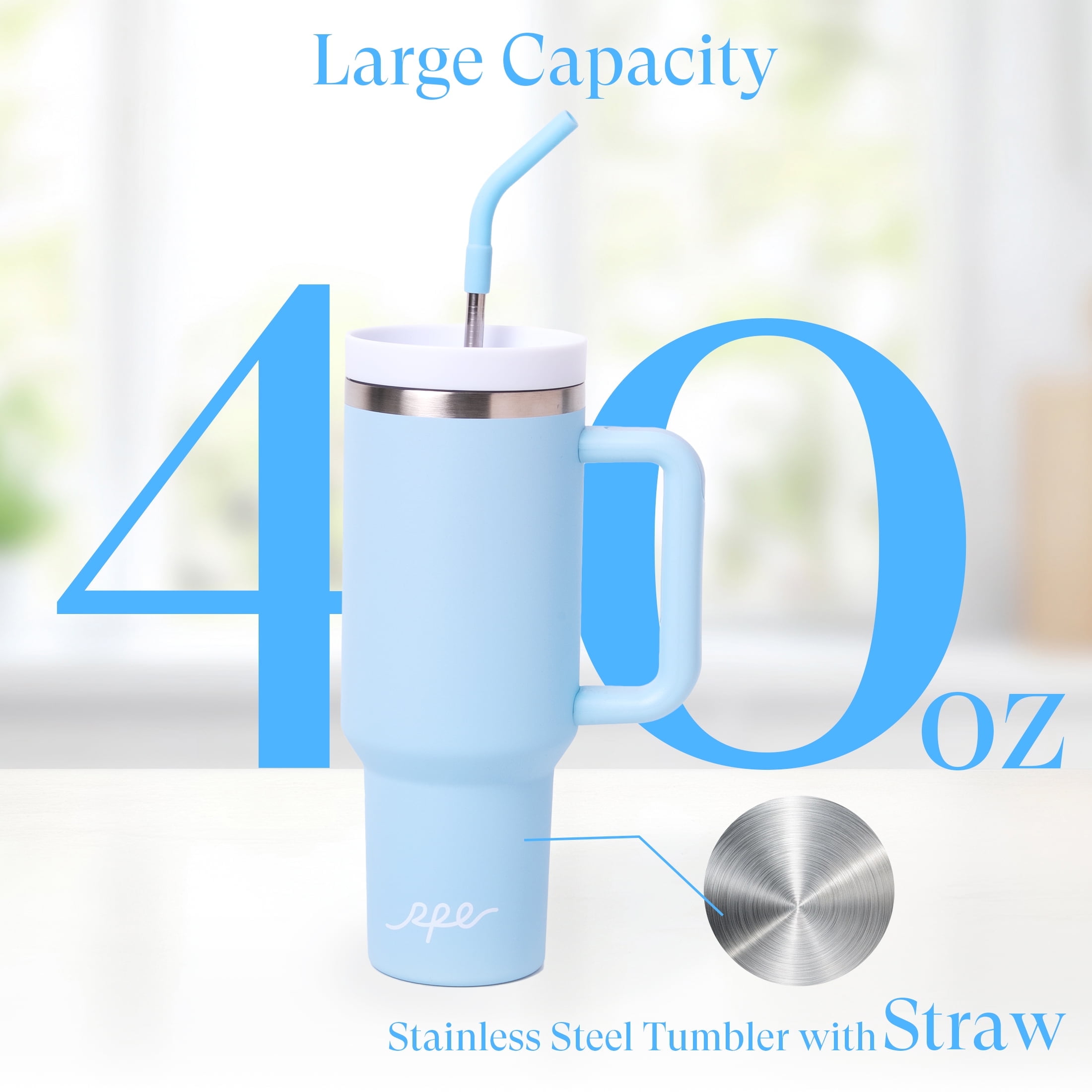 RPE Life Stainless Steel Tumbler - Vacuum Insulated Water Bottle for ...