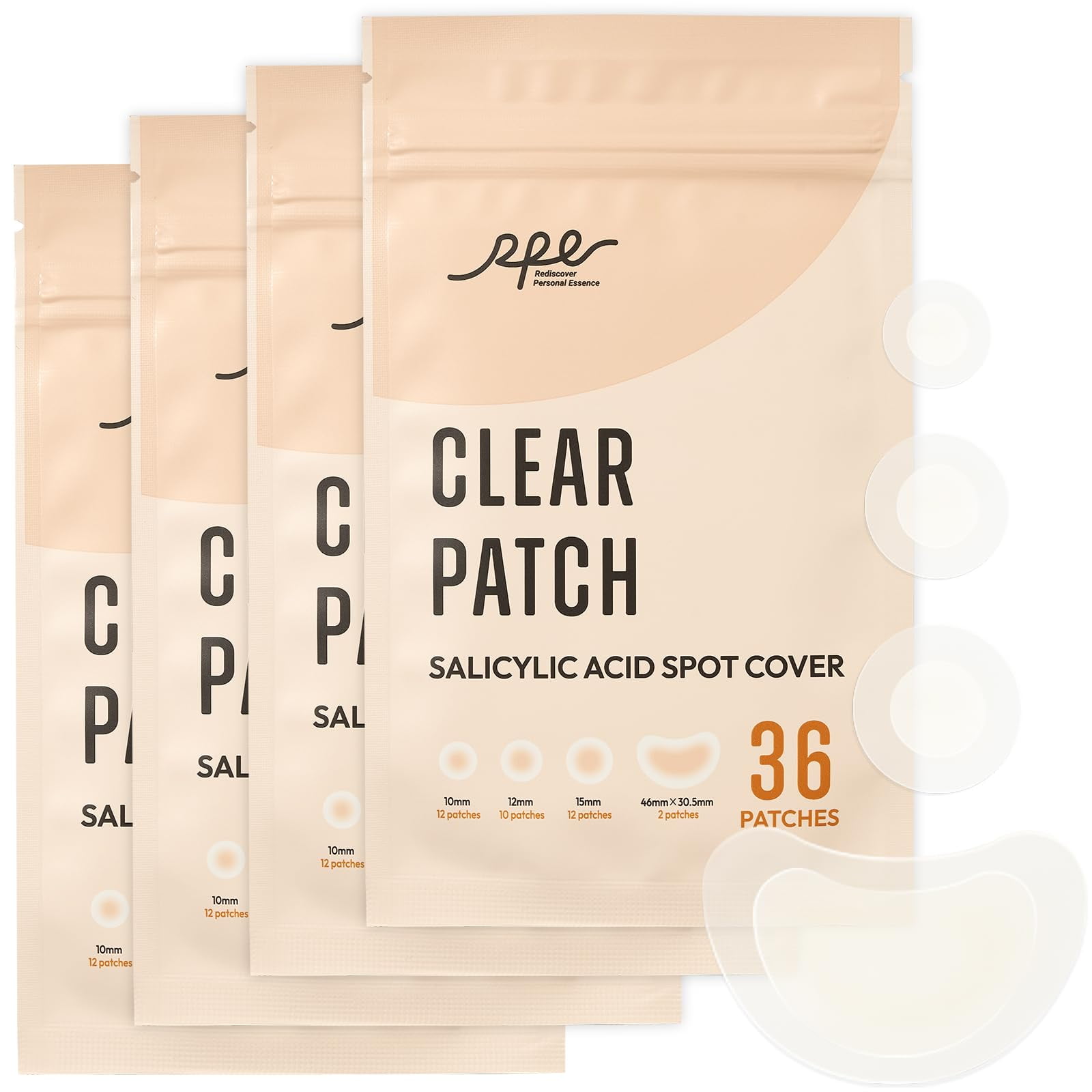 RPELife Hydrocolloid Pimple Patches with Salicylic Acid for Face ...