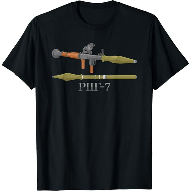 RPG-7 Anti Tank Rocket Propelled Grenade Launcher Diagram T-Shirt ...