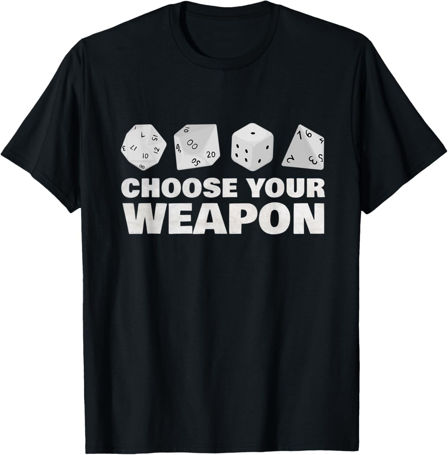 RPG Choose your weapon Pen & Paper T-Shirt - Walmart.com
