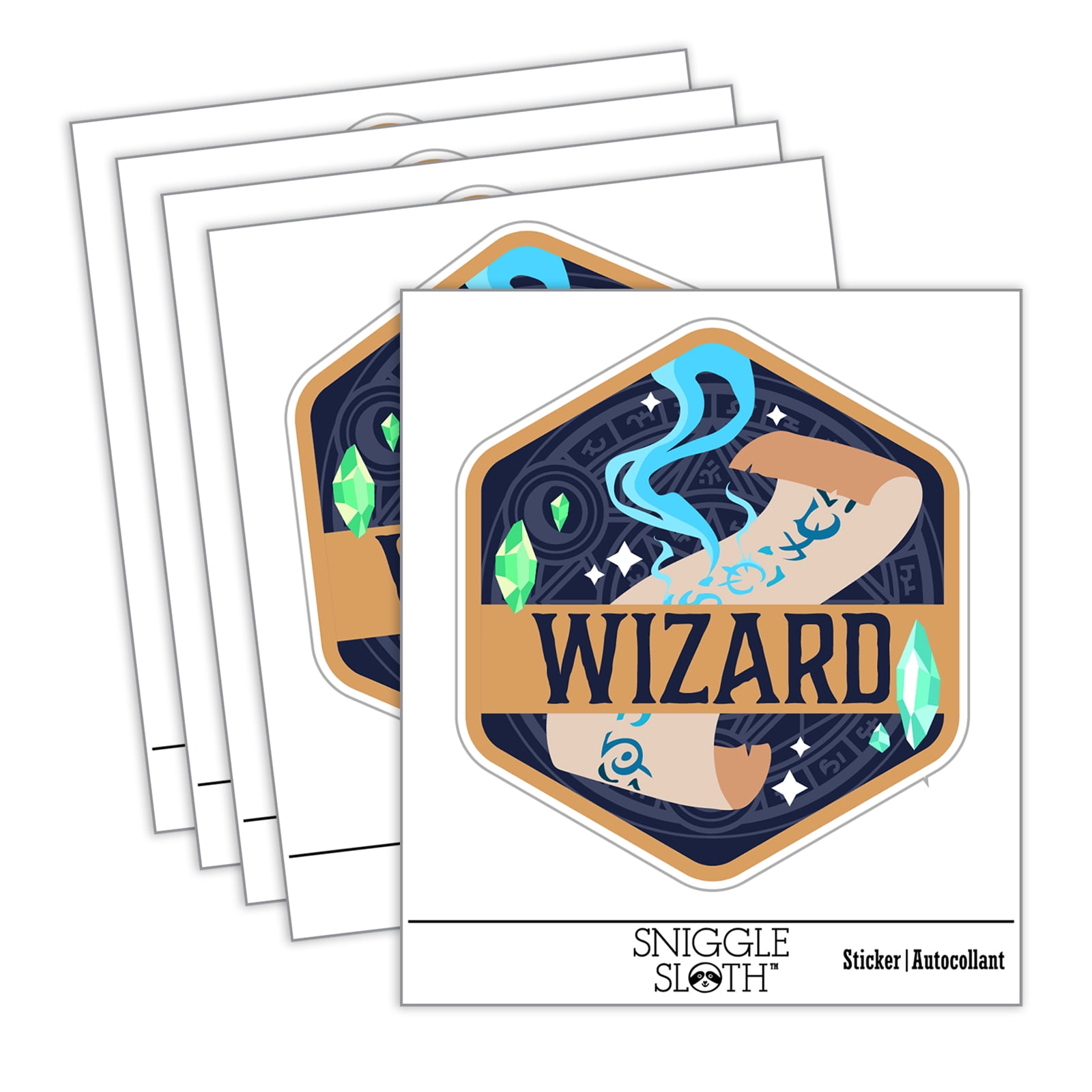 RPG Class Wizard Mage Games Fantasy Gaming Car Window Bumper Water ...