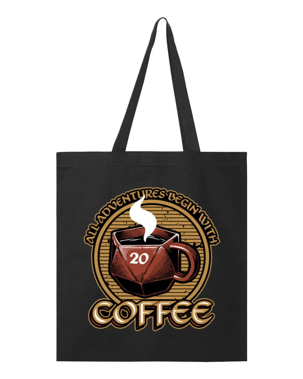 RPG Coffee Tote Bag Caffeine & Quests Power-Up for Game Mornings ...