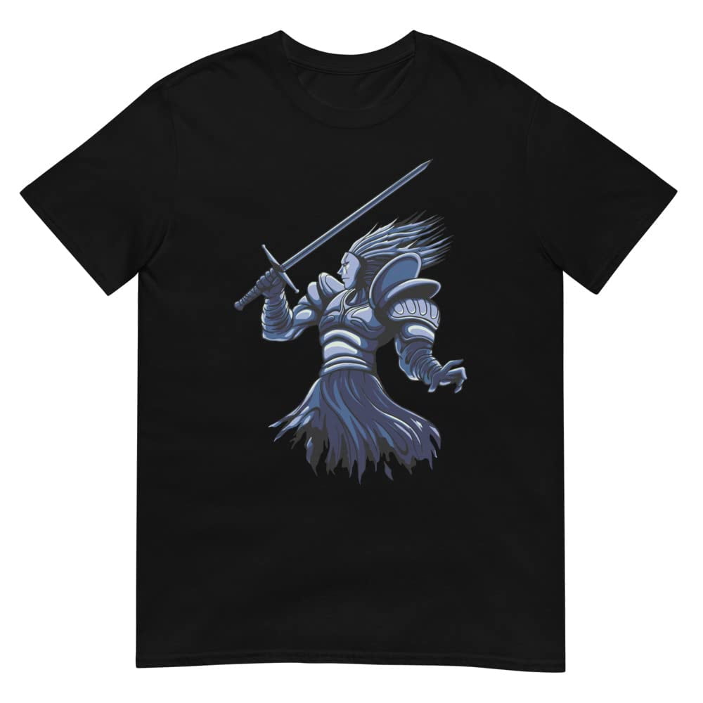RPG Dark Fantasy Role Playing Game Dice Warrior Graphic Tee Mens Adult ...