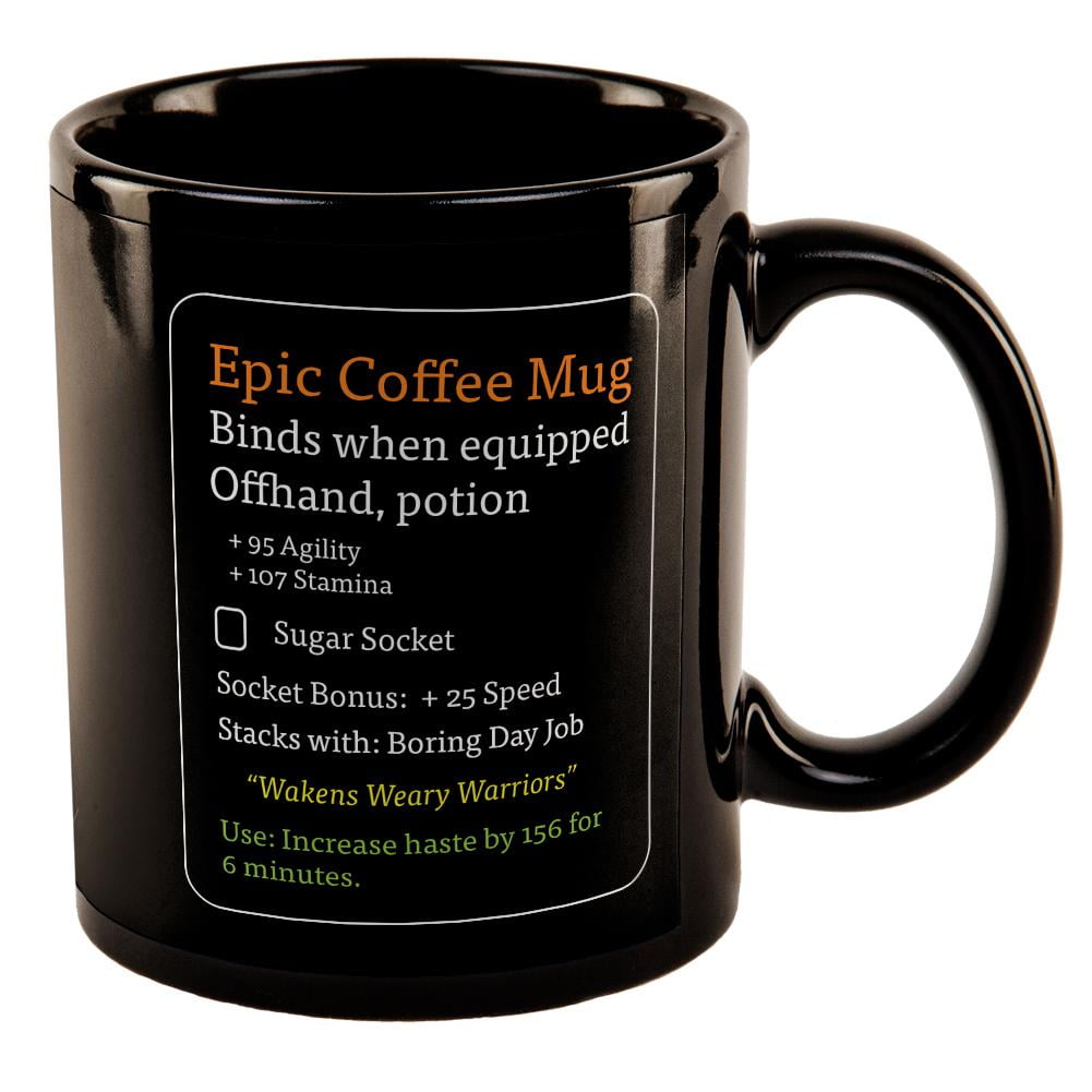 RPG Epic Mug All Over Black Out Coffee Mug - Walmart.com