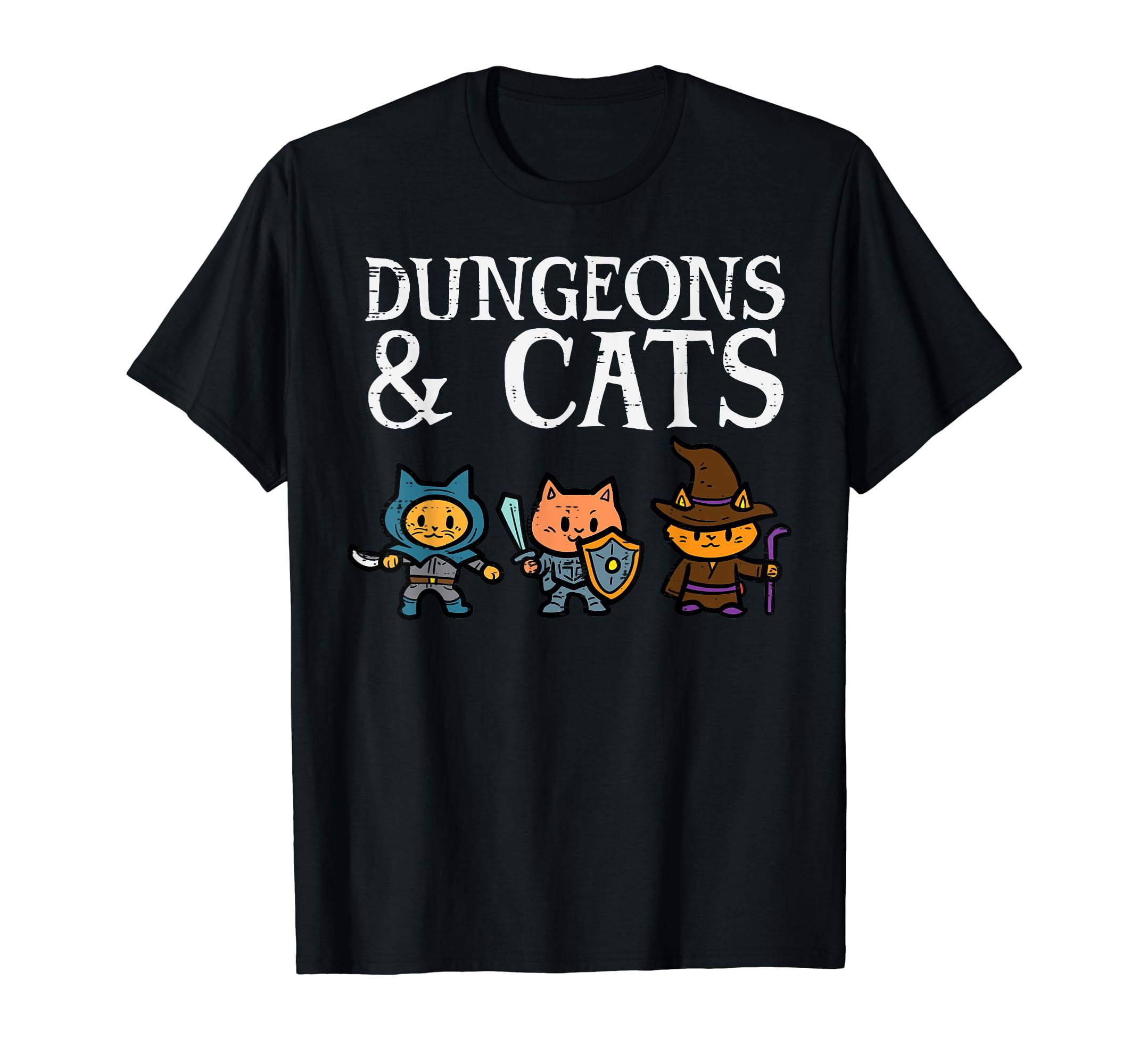 RPG Gamer And Cats Funny Men Boys Kids Women Girls T-Shirt - Walmart.com