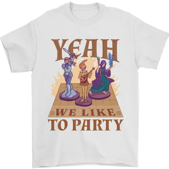RPG Yeah We Like to Party Role Playing Game T-Shirt - Walmart.com