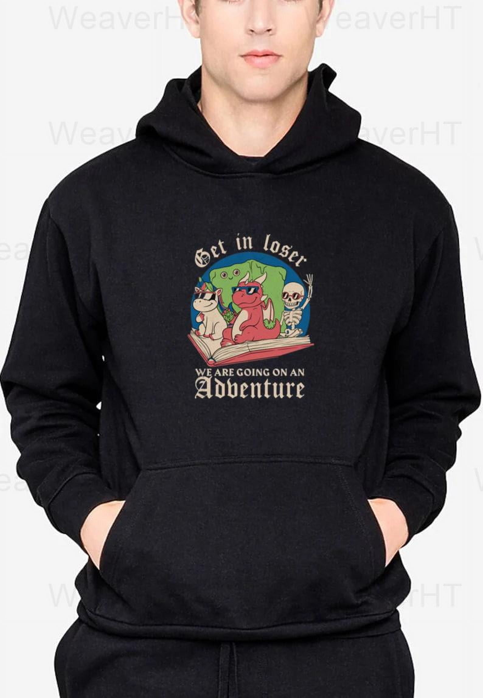 RPG meme Hoodiewith fantasy book joke and roleplay fun theme - Walmart.com