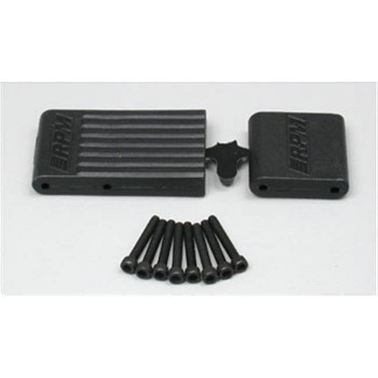 RPM R/C Products 80152 Front & Rear Bulkhead Brace Black: TMX 3.3 EMX ...