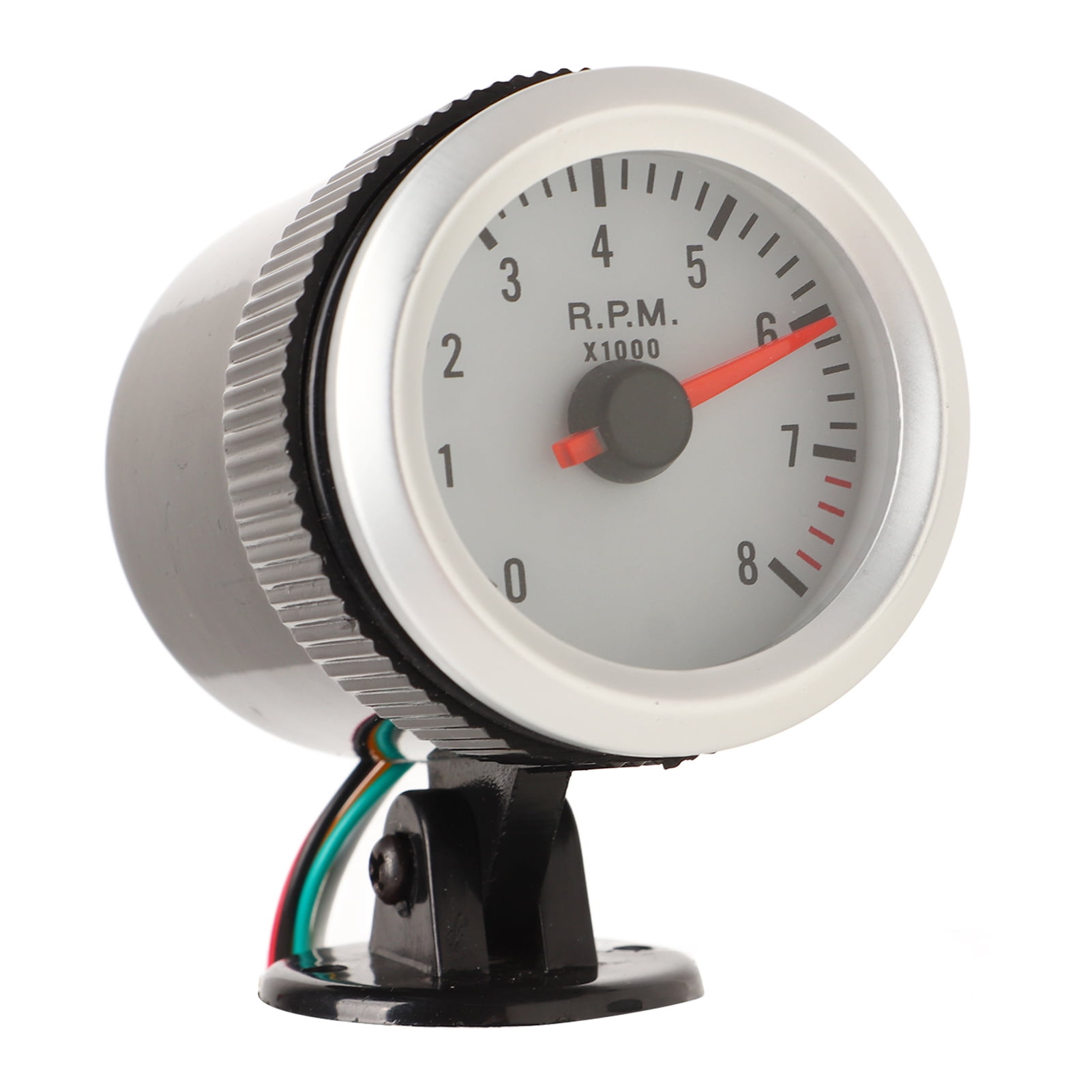 Automotive Car RPM Meter, 52mm Tachometer Tacho Gauge for 1 4 6 8 ...