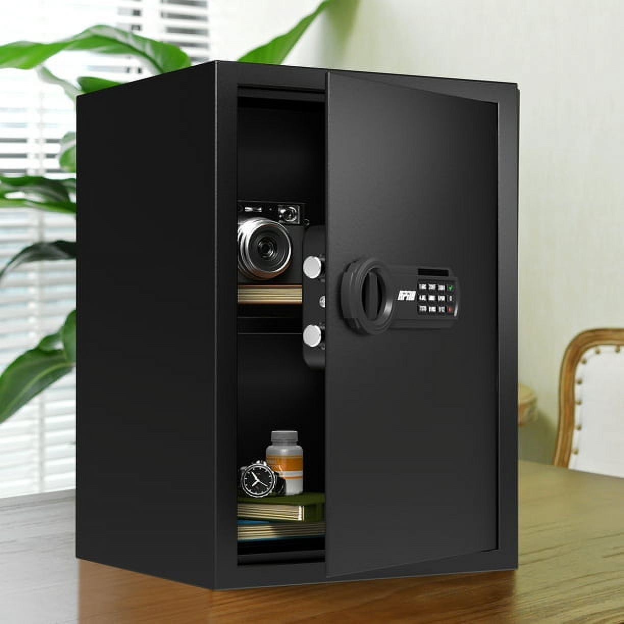 RPNB Deluxe Safe and Lock Box,Digital Money Box, Steel Alloy Drop Safe ...