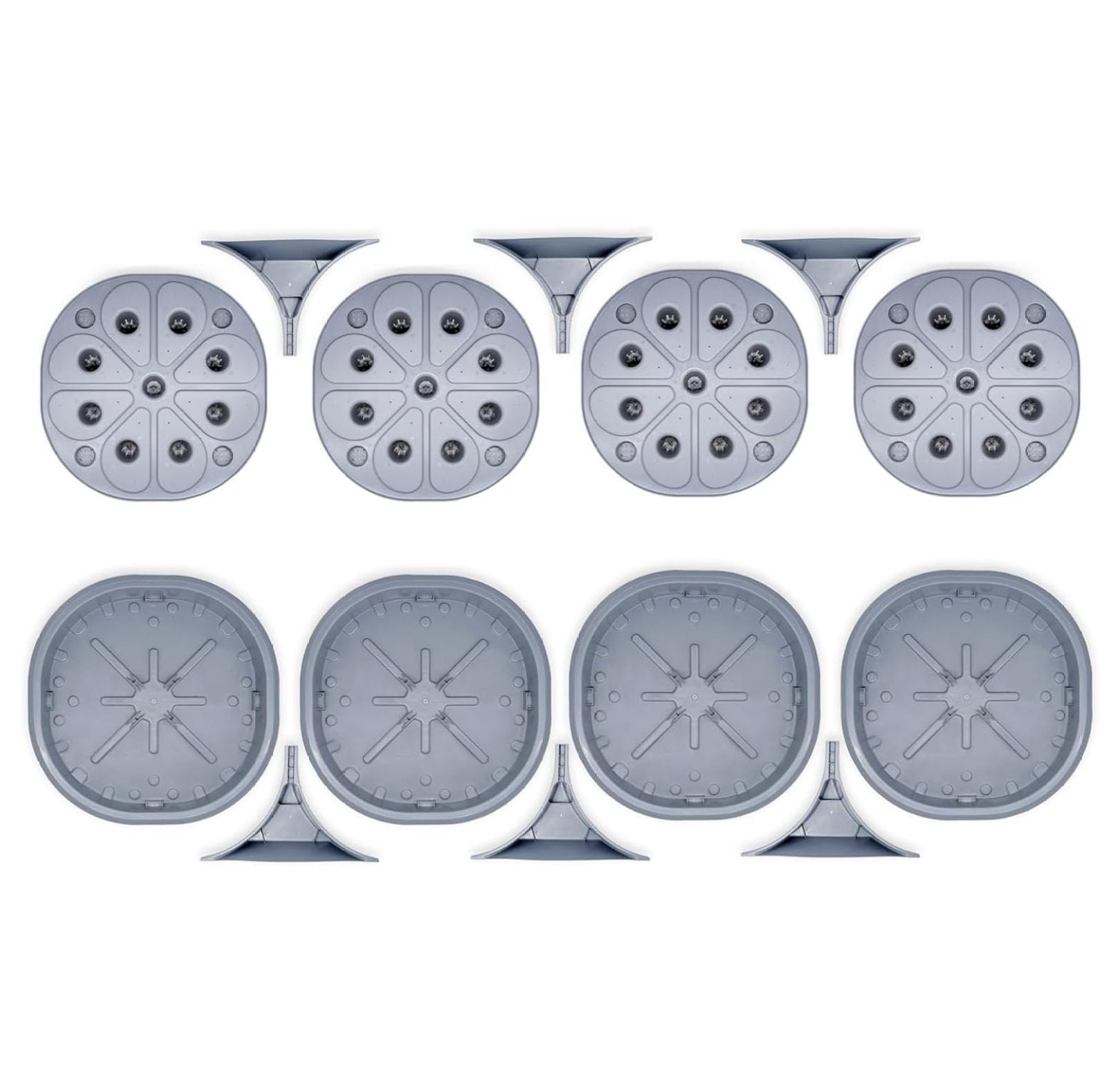 ZZYY Wicking Cells for Raised Garden Bed 2 x 8 ft (4 Cells + 6 Corners ...