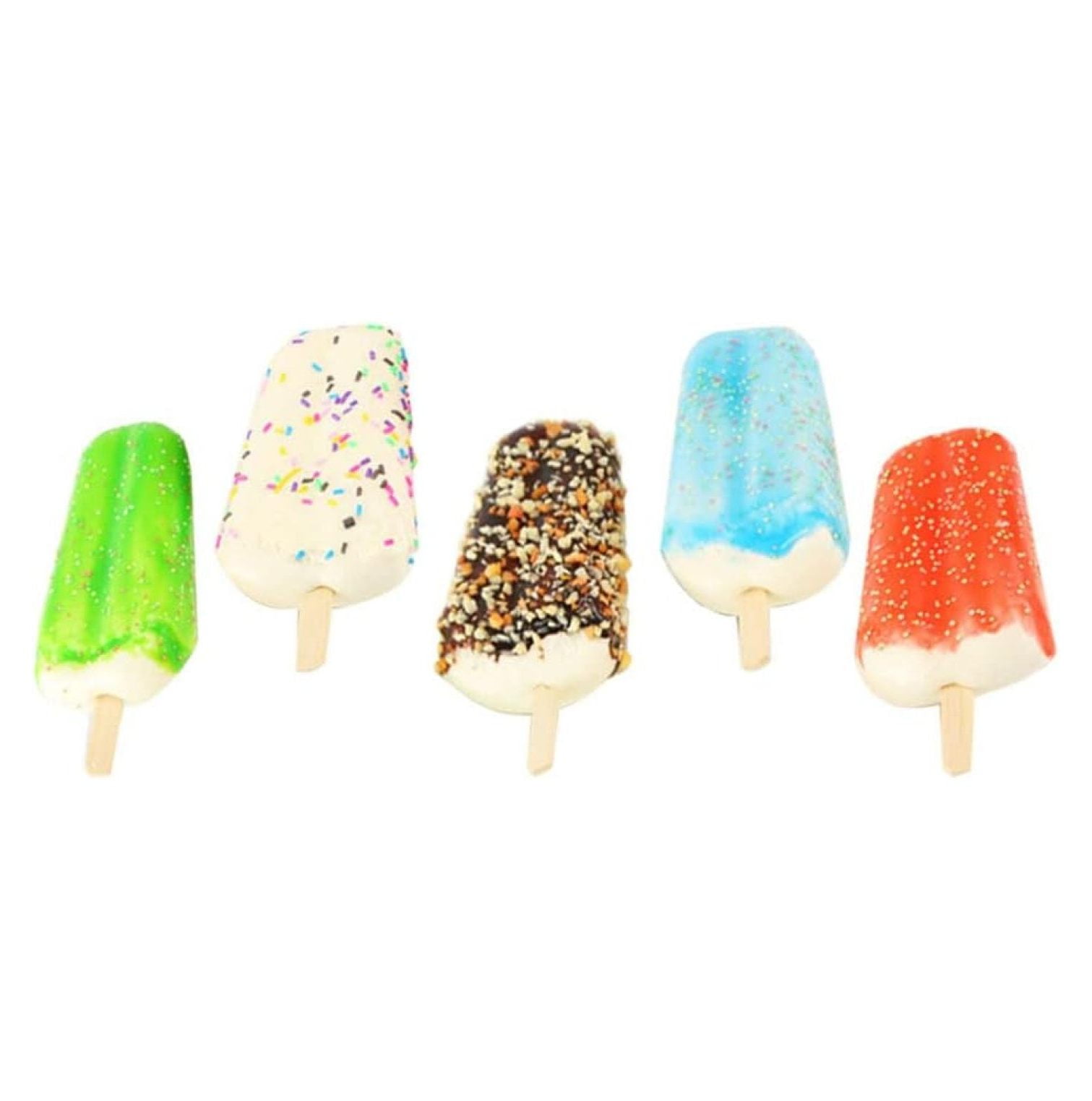 RPQZ 5pcs Artificial Ice Cream Realistic Simulation Imitation Fake Food ...