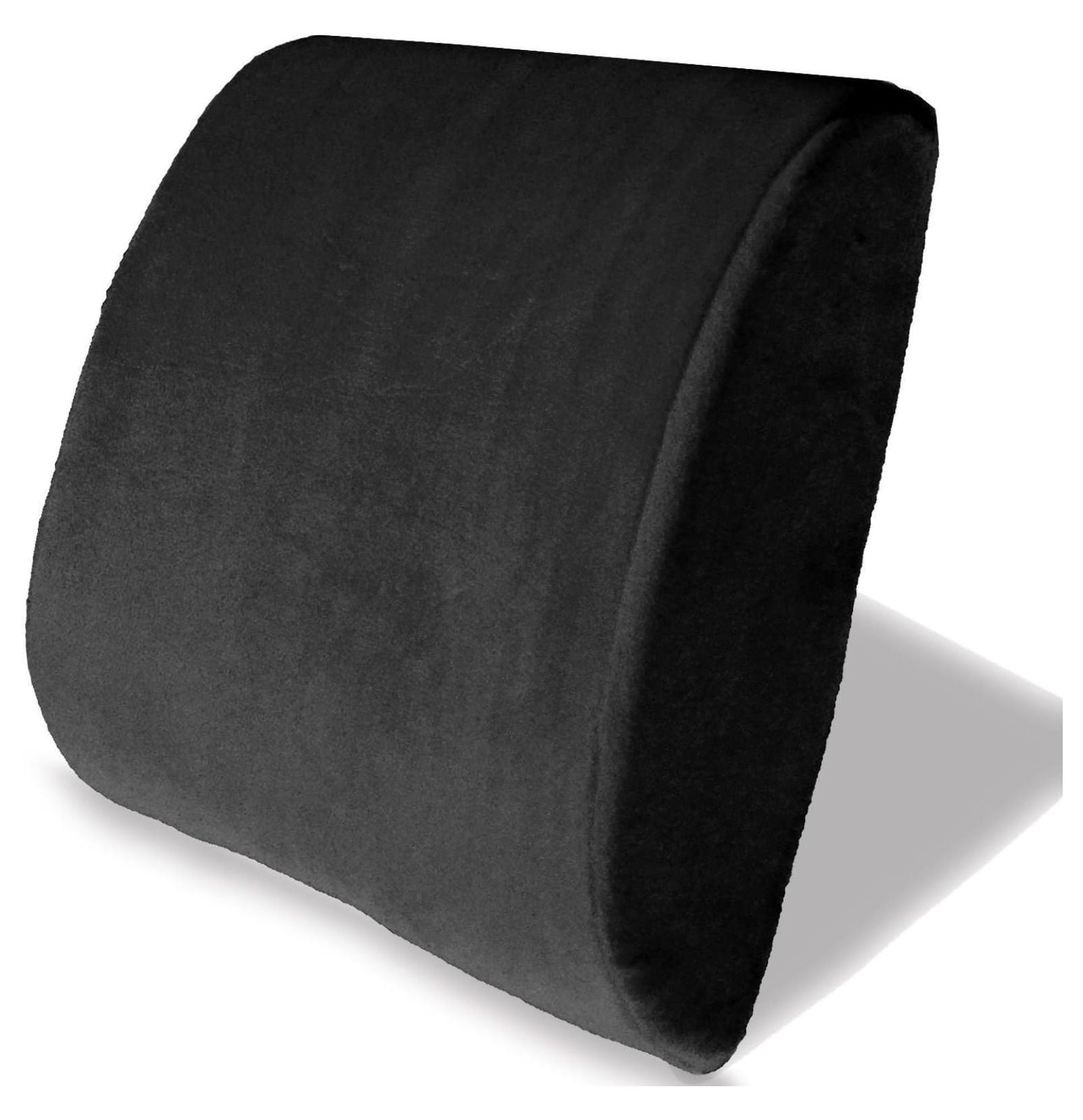 RPQZ Premium Memory Foam Lumbar Support Cushion Pillow (Black ...