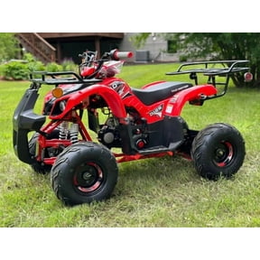 200 Adult & Big Youth ATV Quad 4 Wheelers | Full Size Black Utility ATV ...