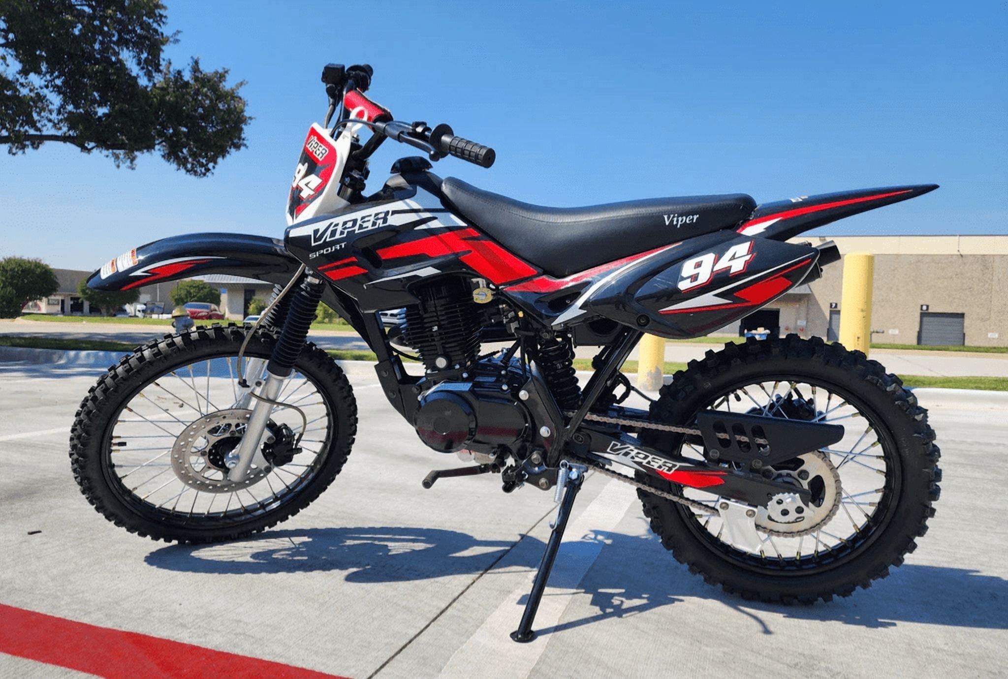 RPS MX Viper-E 150cc Full Size Dirt Bike, Electric Start, 5-Speed ...