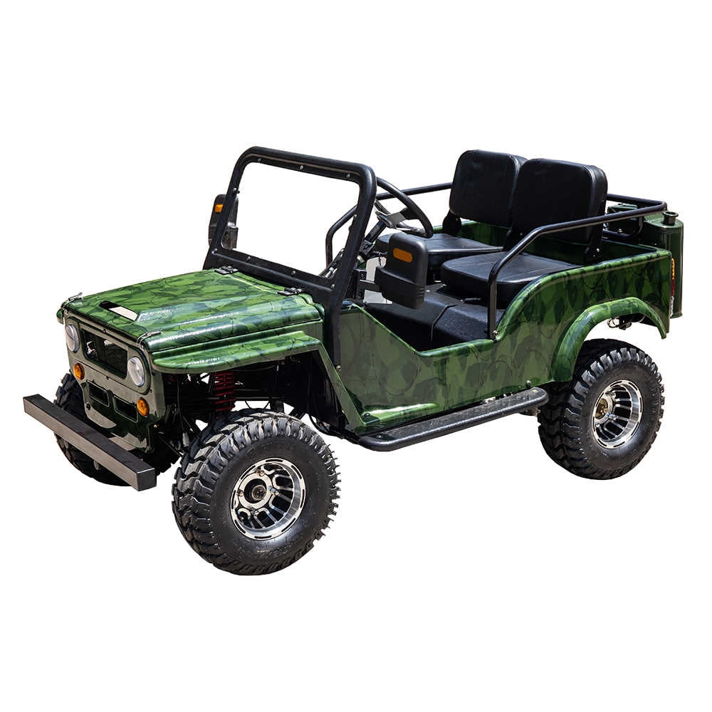 125CC Go Kart Willy Rear Engine Jeep - Walmart.com
