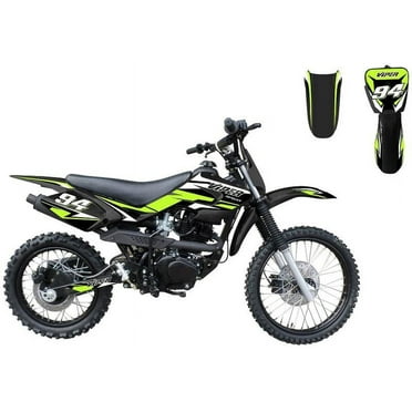 MotoTec X2 110cc 4-Stroke Mini Automatic Gas Dirt Bike for Kids, Green ...