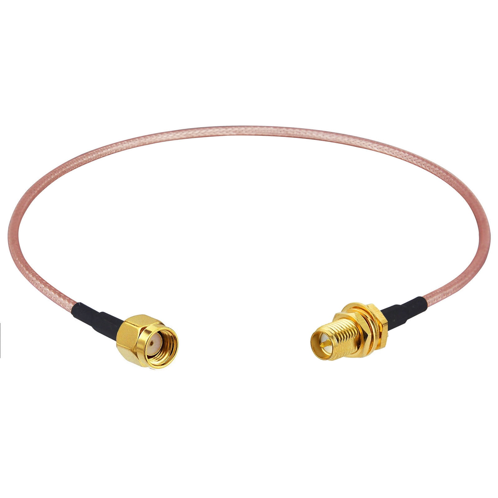 RPSMA Coax Cable RG316 RP-SMA Male to RP-SMA Female Bulkhead Mount Coaxial Cable 12inch 30cm ...