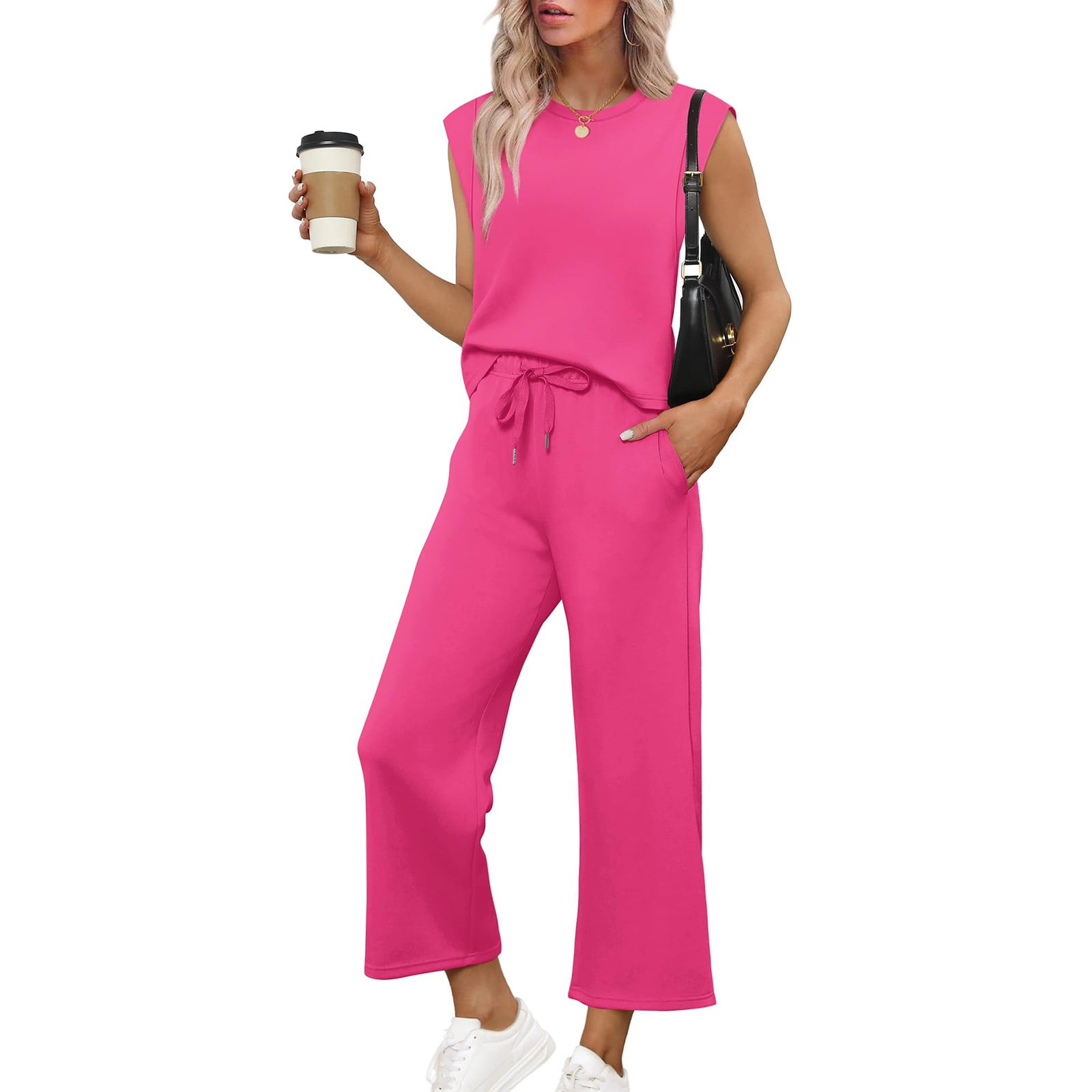 RPVATI 2 Piece Lounge Sets for Women Summer Vacation Travel Outfits ...
