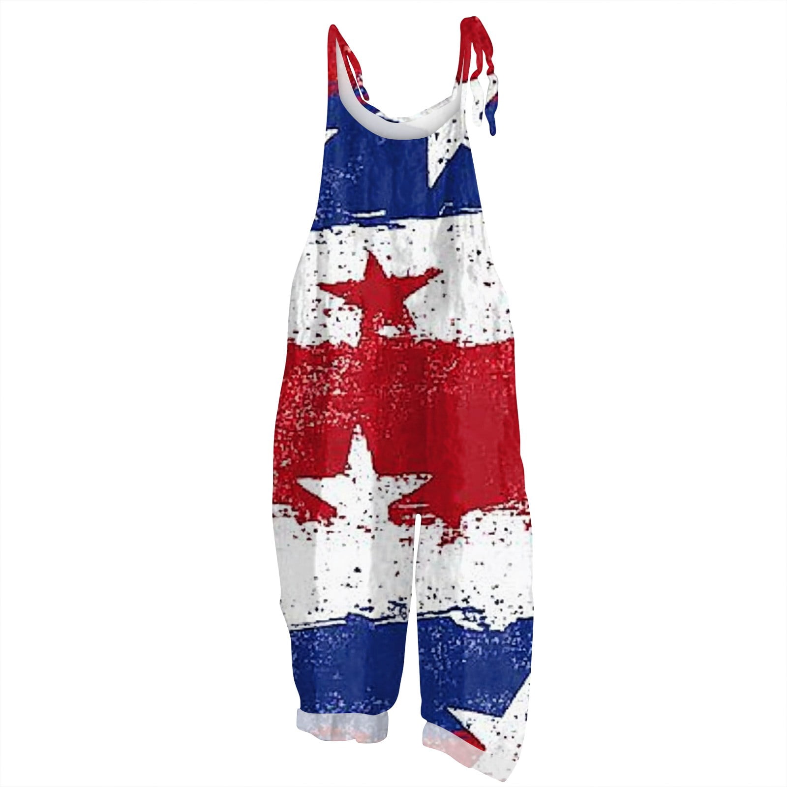 RPVATI 4th of July Womens Rompers And Jumpsuits Sleeveless Summer ...