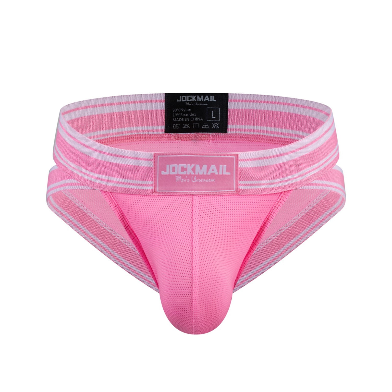 Rpvati Men Thong G String Athletic Solid Color Sexy Big Men Underwear