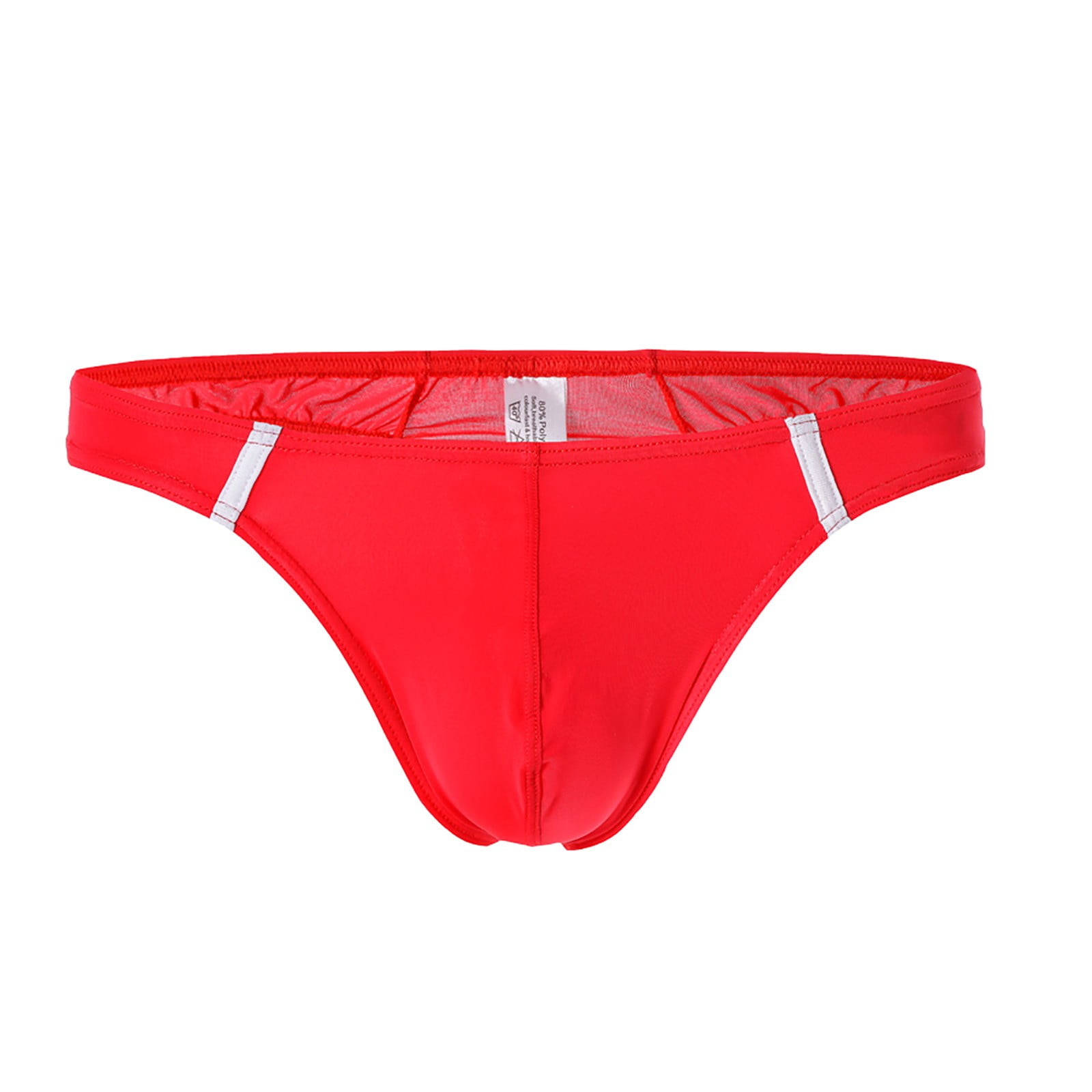 Rpvati Men Thongs Underwear Stretch Low Rise Sexy Solid Color Underwear