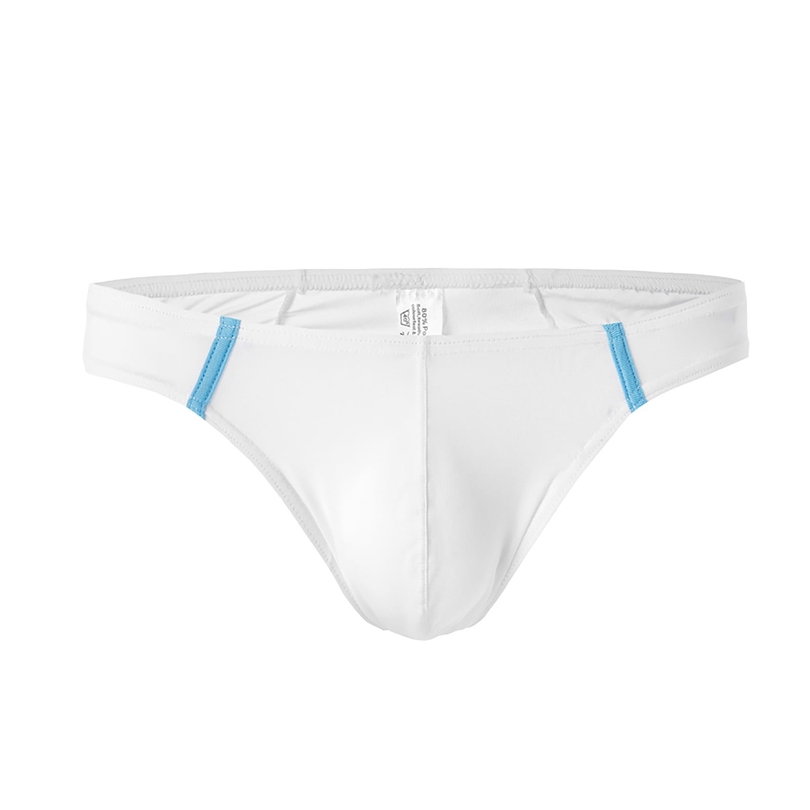 Rpvati Mens Thong Underwear Sexy Classic Low Rise Solid Color Cotton And Underwear For Men