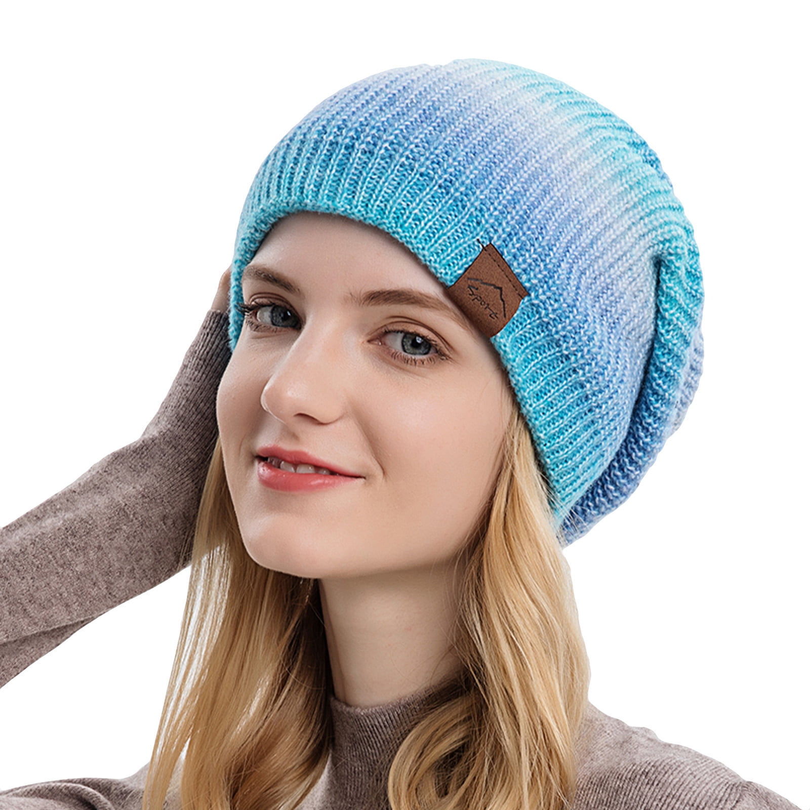 RPVATI Slouchy Beanie Hat for Men and Women Winter Warm Chunky Soft ...
