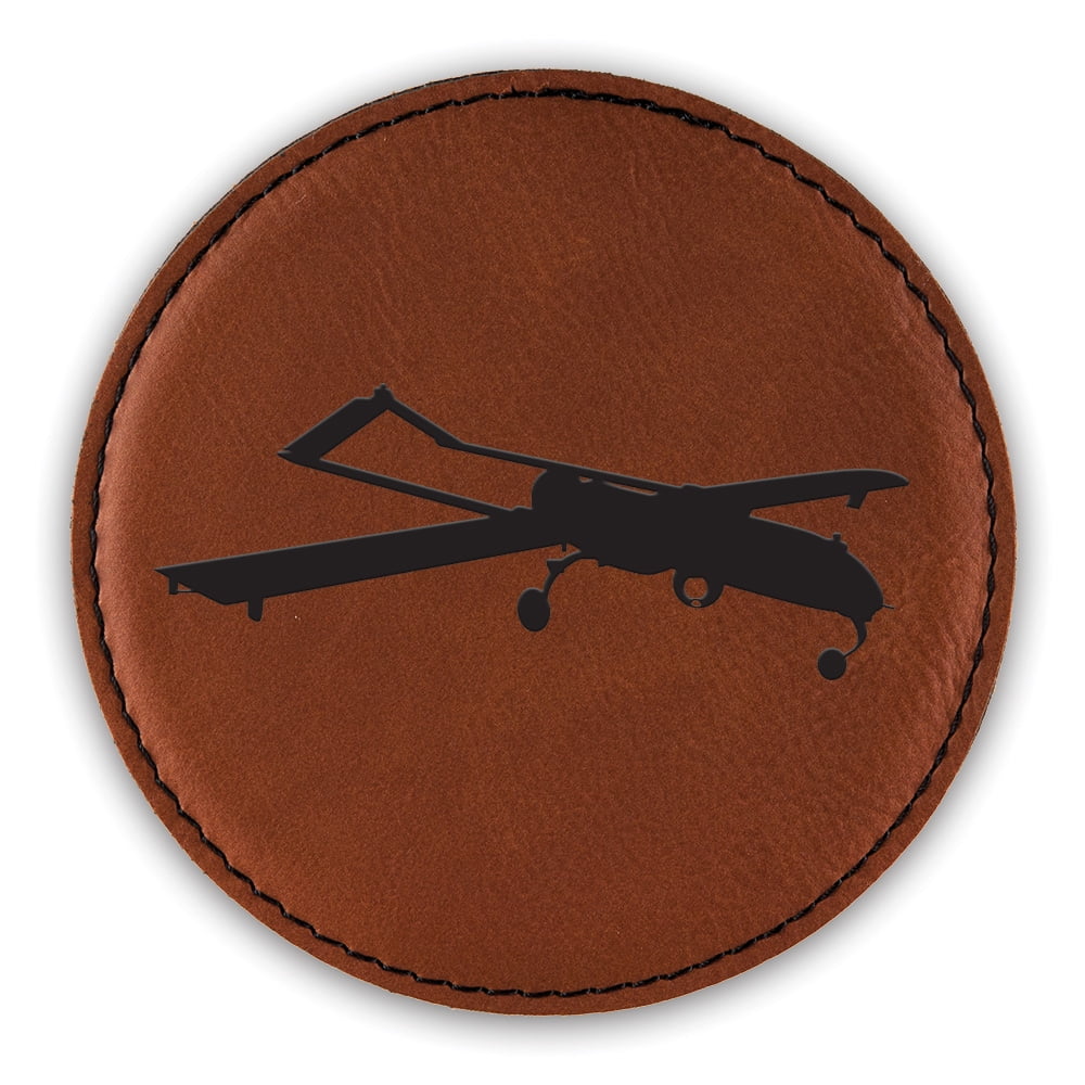 RQ-7 Shadow Coaster Laser Engraved Leatherette - Round Coasters - Many ...