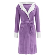 Richie House Women's Soft and Warm Robe Bathrobe with Hood RHW2823-A-L ...