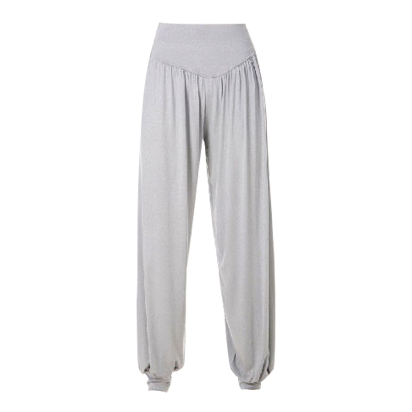 RQYYD Women's Modal Sports Dance Yoga Harem Pants Flare Loose Baggy ...