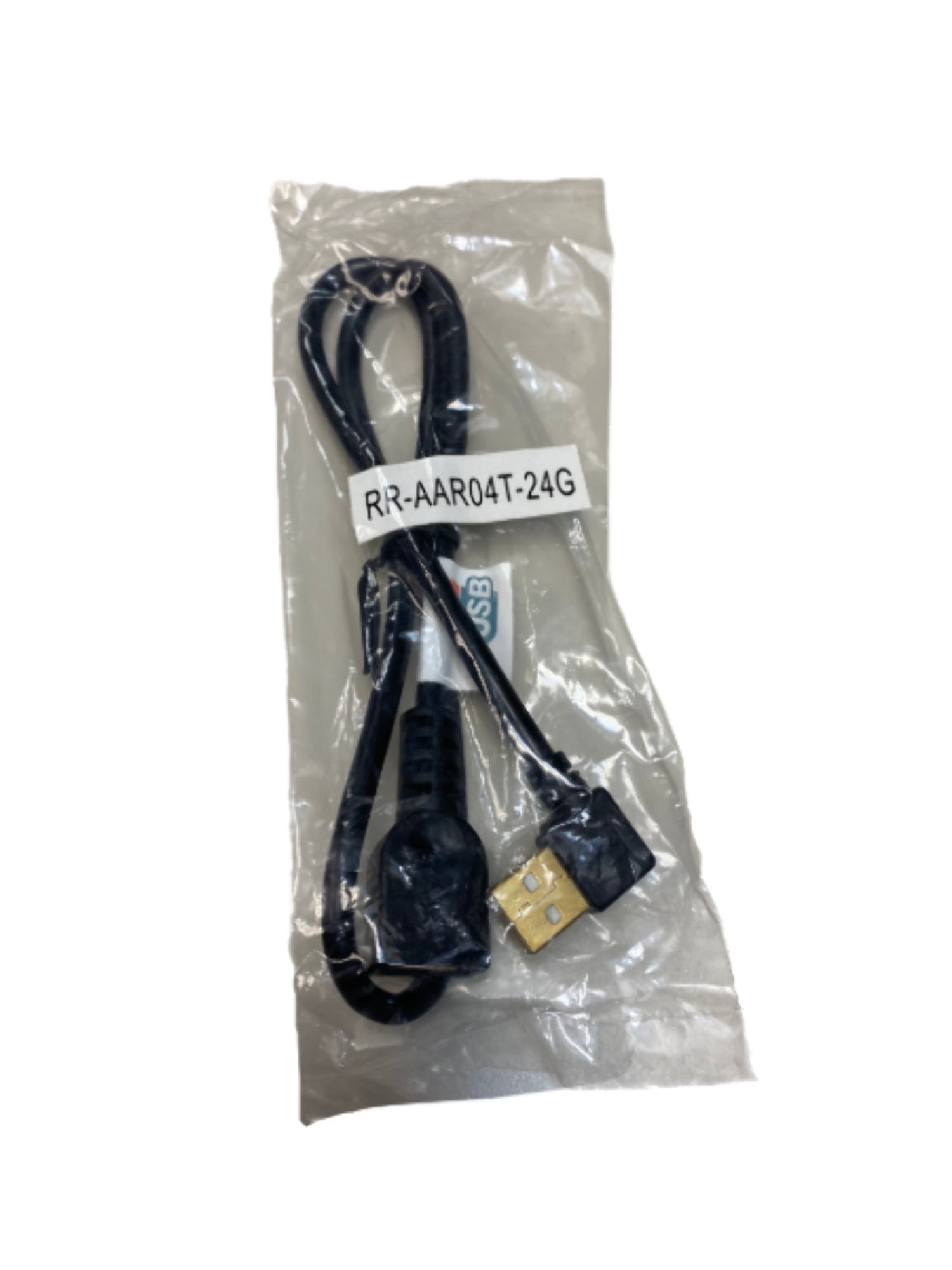 RR-AAR04T-24G USB Left Angled Cable Extension 2.0 Lag - Walmart.com