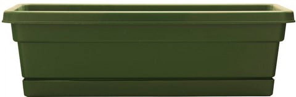 RR Plastic Window Box Planter Green 18 inches Height 5 Inches Width 7 ...